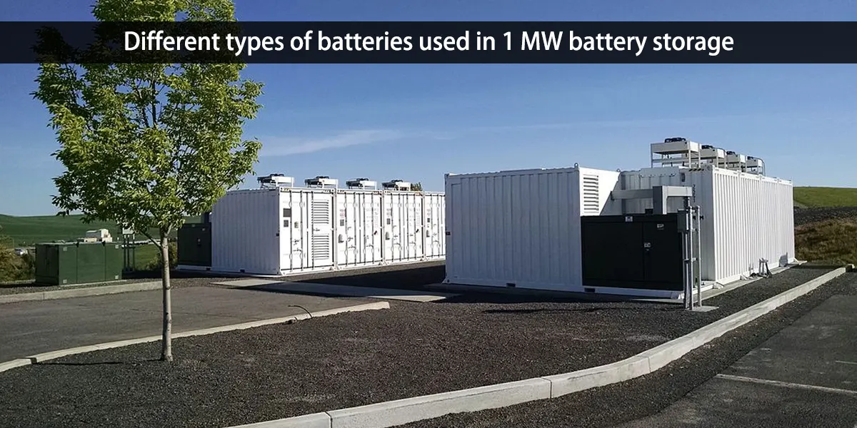 1-MW-Batteriespeicher - seine Leistung verstehen - Tycorun Battery Energy Storage Systems
