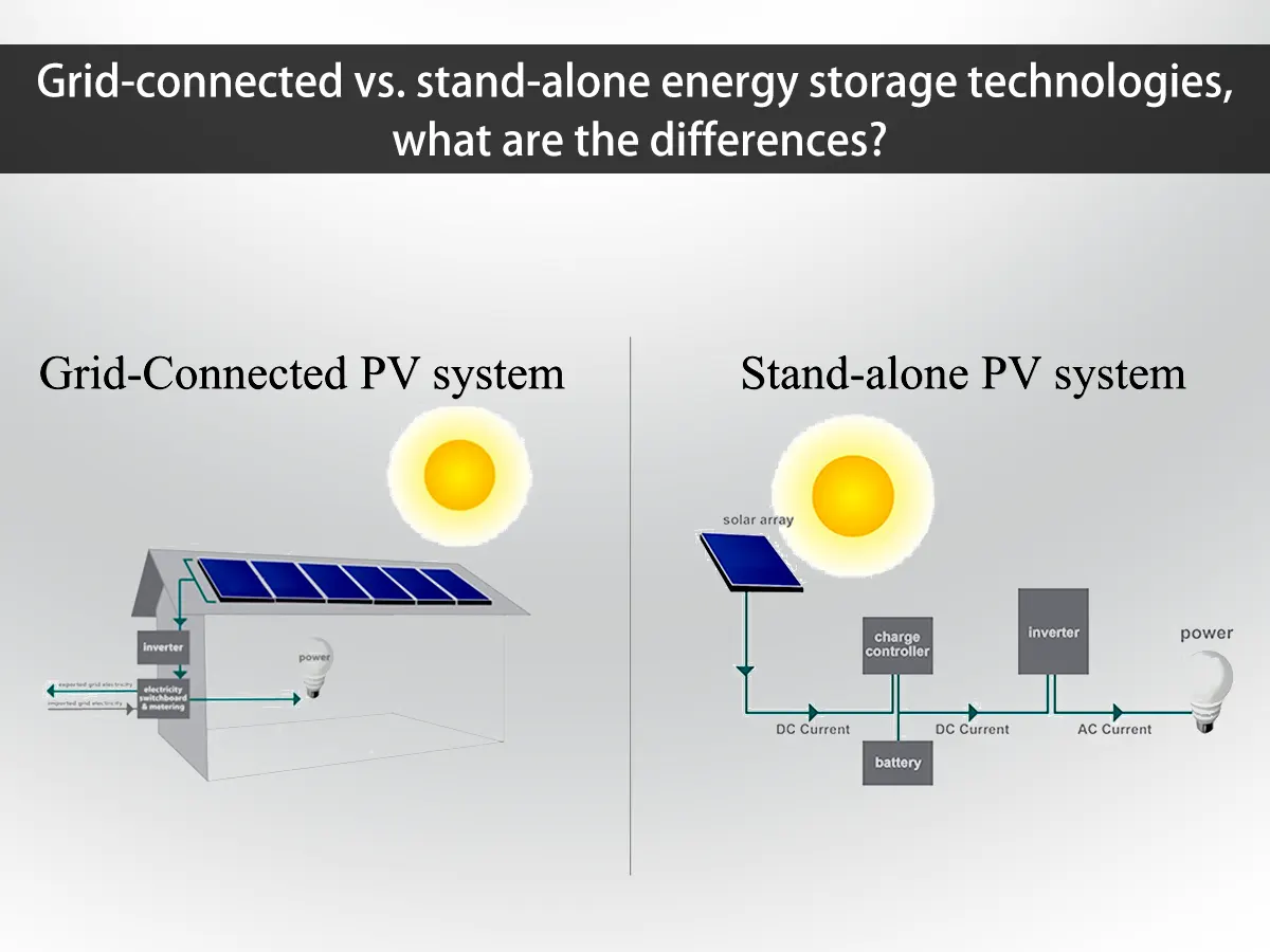 Grid-connected vs. stand-alone energy storage technologies, what are ... Grid-connected vs. stand-alone energy storage technologies, what are ...